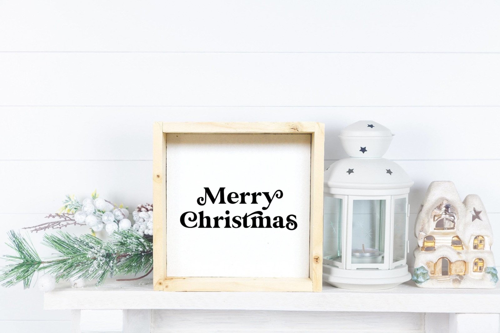 Merry Christmas Mini Wood Sign - WilliamRaeDesigns